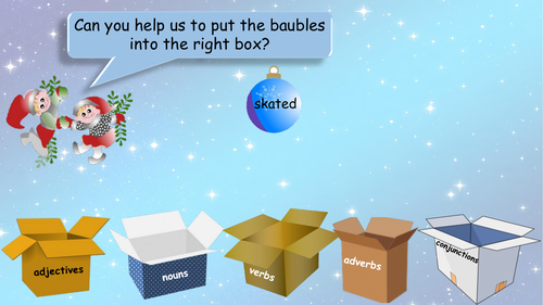 Parts of Speech - Christmas Themed | Teaching Resources