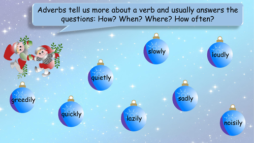 Parts of Speech - Christmas Themed | Teaching Resources