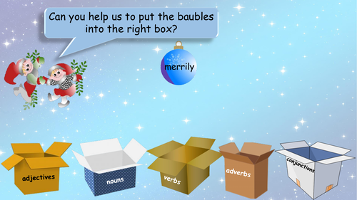 Parts of Speech - Christmas Themed | Teaching Resources