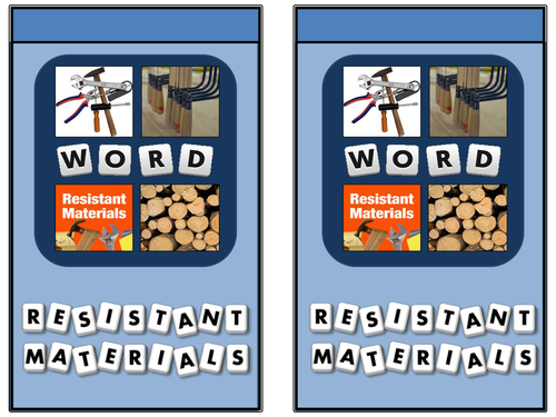 4 Pictures 1 Word Revision Cards | Teaching Resources