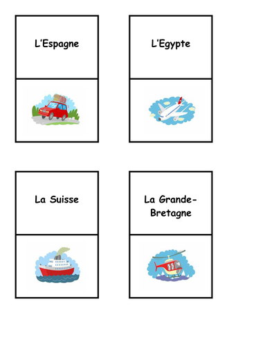 French Dominoes Level 2 Mod 1-5 | Teaching Resources