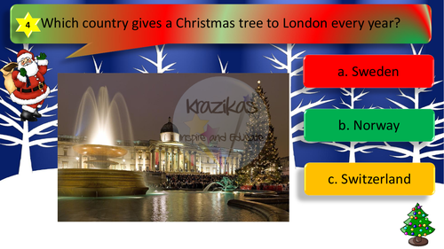 Christmas Quiz | Teaching Resources