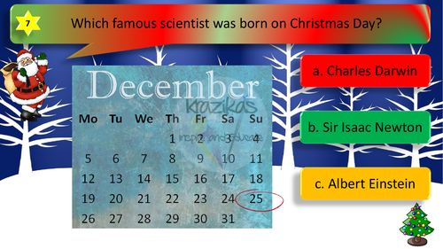 Christmas Quiz | Teaching Resources