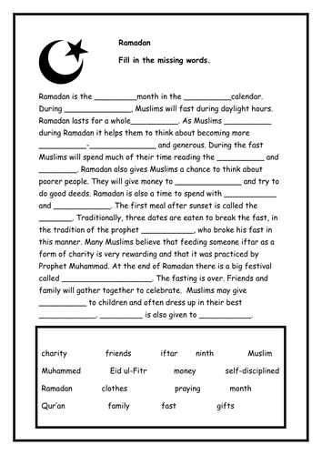 Ramadan and Eid ul-Fitr Resource Pack | Teaching Resources