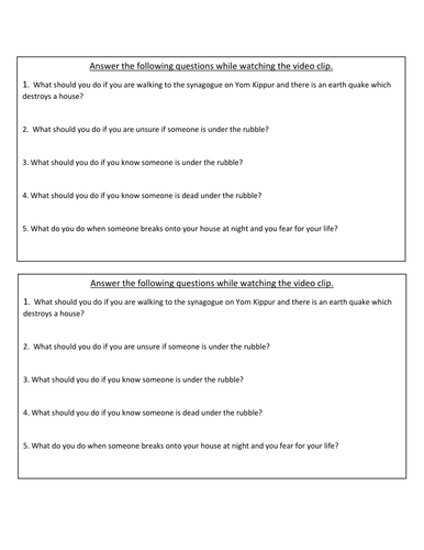 Jewish beliefs about pikuach nefesh. | Teaching Resources Jewish beliefs about pikuach nefesh. | Teaching Resources