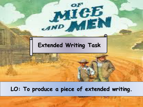 Of Mice and Men | Teaching Resources