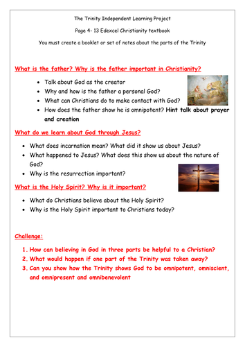 Teaching the trinity | Teaching Resources