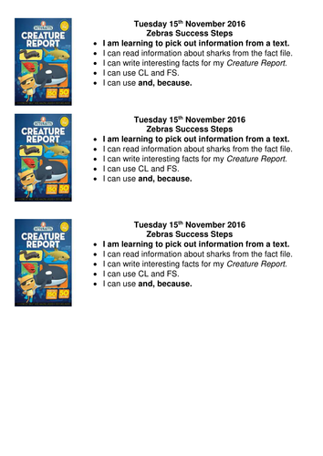1 week non-fiction English planning for Year 2 on the giant squid ...