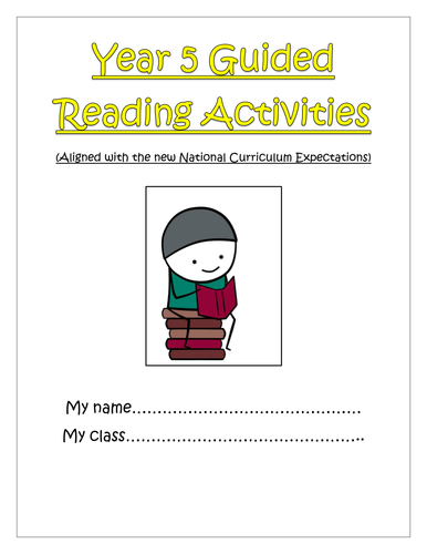 Year 5 Guided Reading Comprehension Activities Booklet! (Aligned with ...