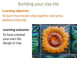 Iznik Turkish Tulip Relief Clay Tiles scheme of work | Teaching Resources