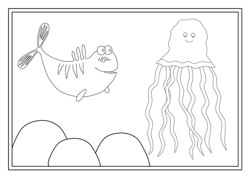 Fidgety Fish story resource pack- under the sea, seaside, sea life ...