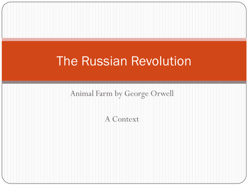 Animal Farm by George Orwell | Teaching Resources