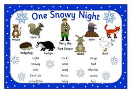 One Snowy night- Percy the Park Keeper story resource pack- winter by ...