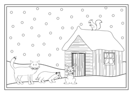 One Snowy night- Percy the Park Keeper story resource pack- winter ...