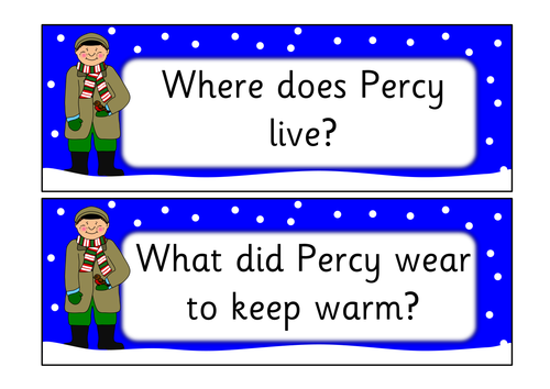 One Snowy night- Percy the Park Keeper story resource pack- winter ...
