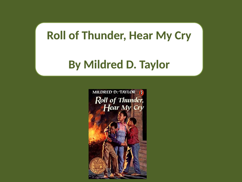 Roll of Thunder, Hear My Cry | Teaching Resources