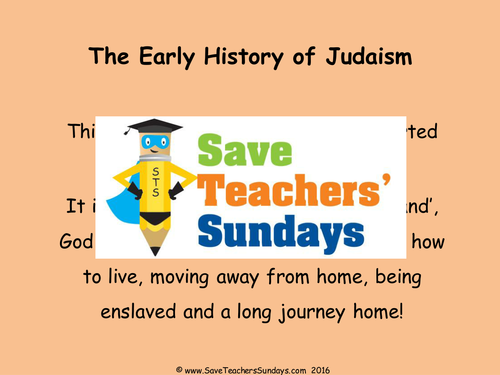 Early History of Judaism KS1 Lesson Plan, Information Text and ...