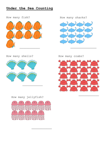 Under the Sea Topic Bundle EYFS/Early Level | Teaching Resources