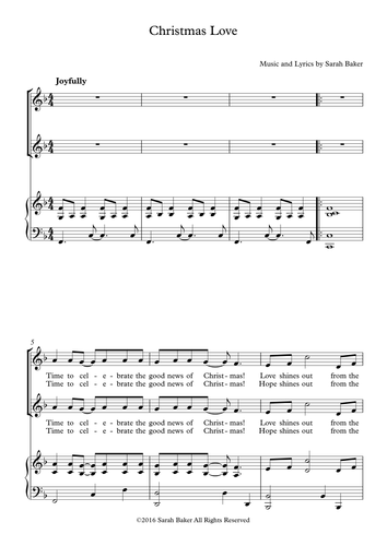 Christmas Love - Song | Teaching Resources