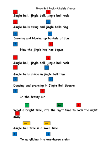 Christmas Music - Jingle Bell Rock Differentiated Resources | Teaching ...