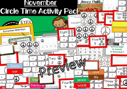 November Circle Time Pack for EYFS/KS1 | Teaching Resources