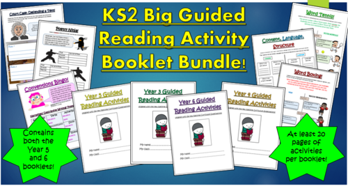 KS2 Comprehension Activities Big Booklet Bundle! (aligned with the New ...