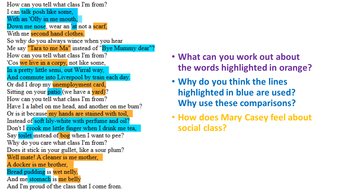 The Class Game Mary Casey GCSE poetry 9-1 by mrcrawfordeng - Teaching ...