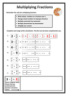 Fractions - Multiplying & Dividing Worksheets | Teaching Resources