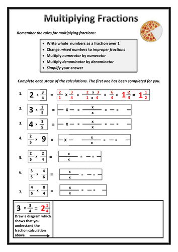 Fractions - Multiplying & Dividing Worksheets | Teaching Resources