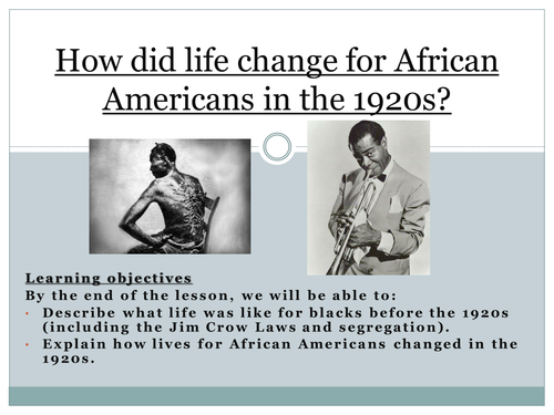 AQA GCSE History SOW. Section 1A America Opportunity and Inequality ...