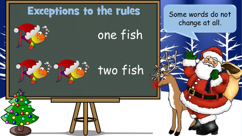 Plurals - Christmas Themed | Teaching Resources