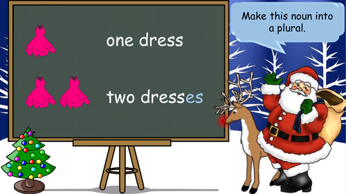 Plurals - Christmas Themed | Teaching Resources