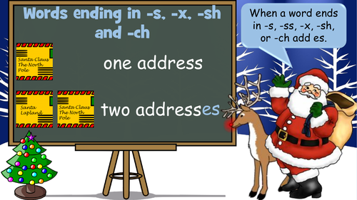 Plurals - Christmas Themed | Teaching Resources