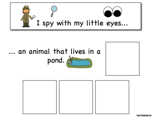 I Spy - Animals {an Adapted Book Series for Children with Autism ...