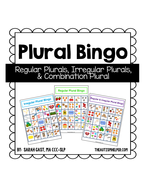 Plural Bingo {Regular Plurals, Irregular Plurals, & Combo} | Teaching ...