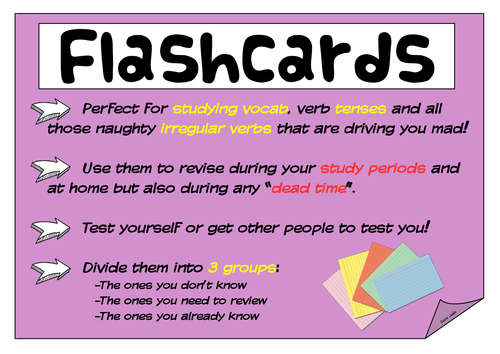 Revision Techniques Display (MFL) | Teaching Resources Revision Techniques Display (MFL) | Teaching Resources