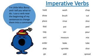Imperative Verbs by hayleysamb - Teaching Resources - Tes