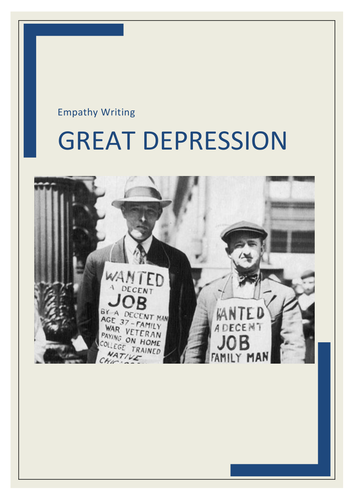 Great Depression Empathy Writing | Teaching Resources