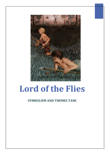 Lord of the Flies Symbolism and Themes Task | Teaching Resources