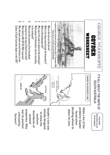 MAPPING FROM HORSEBACK - GOYDER'S LINE ONE THE COLONIAL MAP OF SOUTH ...