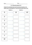 KS2 Halving and Doubling to 100 Differentiated | Teaching Resources