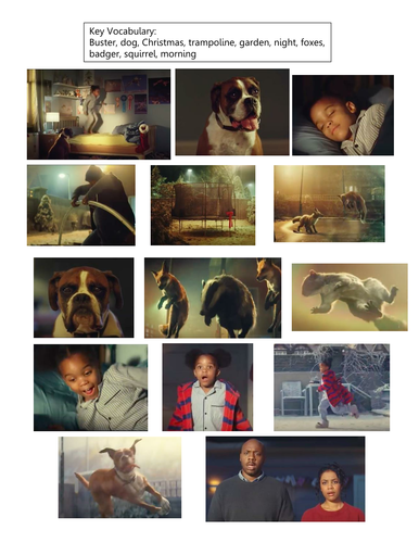 English / Literacy Recount - Buster The Boxer (John Lewis 2016 ...