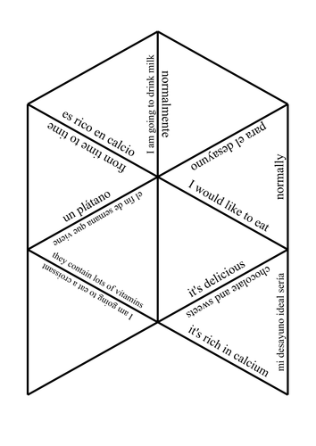 Bundle of Tarsia triangle puzzles suitable for KS3/4 Spanish | Teaching ...