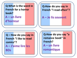 23 different Quiz Quiz Trade speaking activity cards for KS3 / GCSE ...