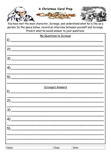 A Christmas Carol (Real Reads) Guided Reading Activities | Teaching ...