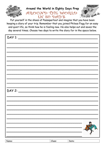 Around the World in Eighty Days (Real Reads) Guided Reading Activities ...