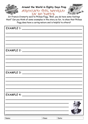 Around the World in Eighty Days (Real Reads) Guided Reading Activities ...