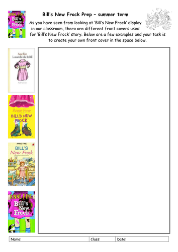 Bill's New Frock Guided Reading Activities | Teaching Resources