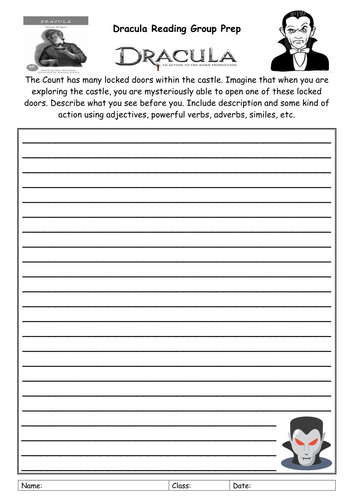 Dracula (Real Reads) Guided Reading Activities | Teaching Resources