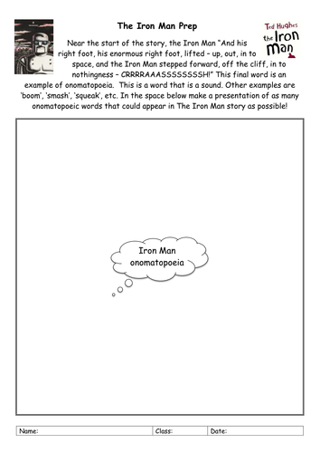 The Iron Man Guided Reading Activities | Teaching Resources